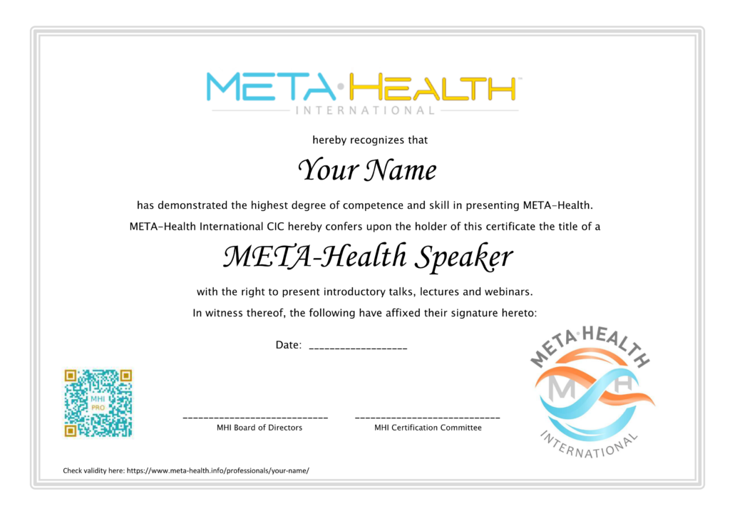 Presenter Standards - META-Health